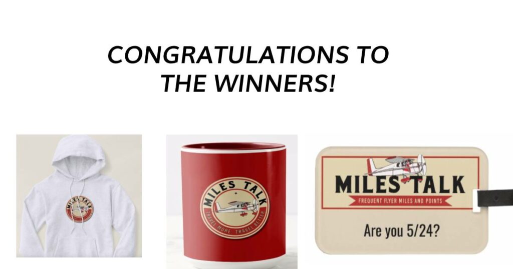 Raffle Winners Announced!