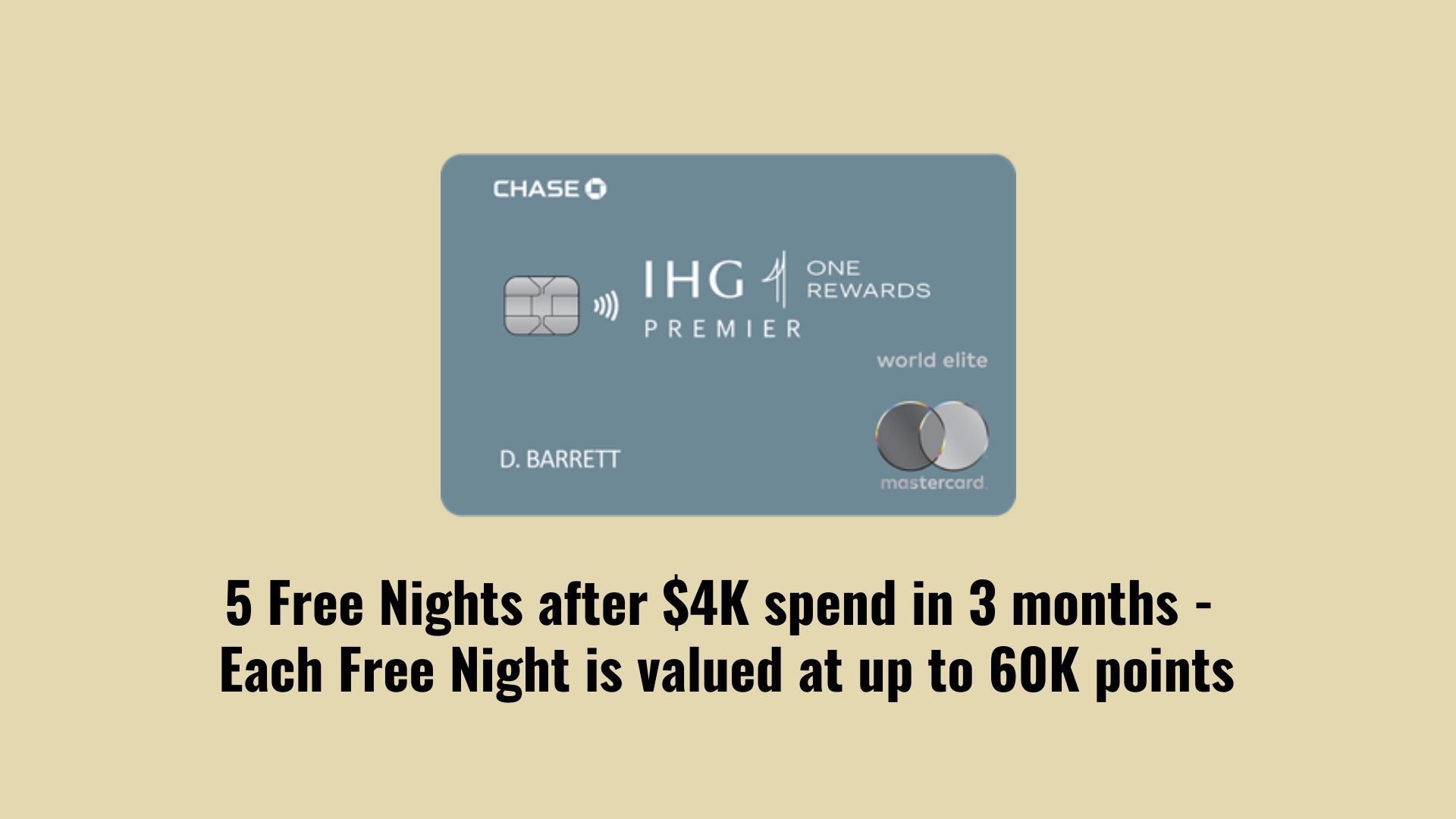 New IHG Premier Bonus Offer Gives Up to 5 Free Nights